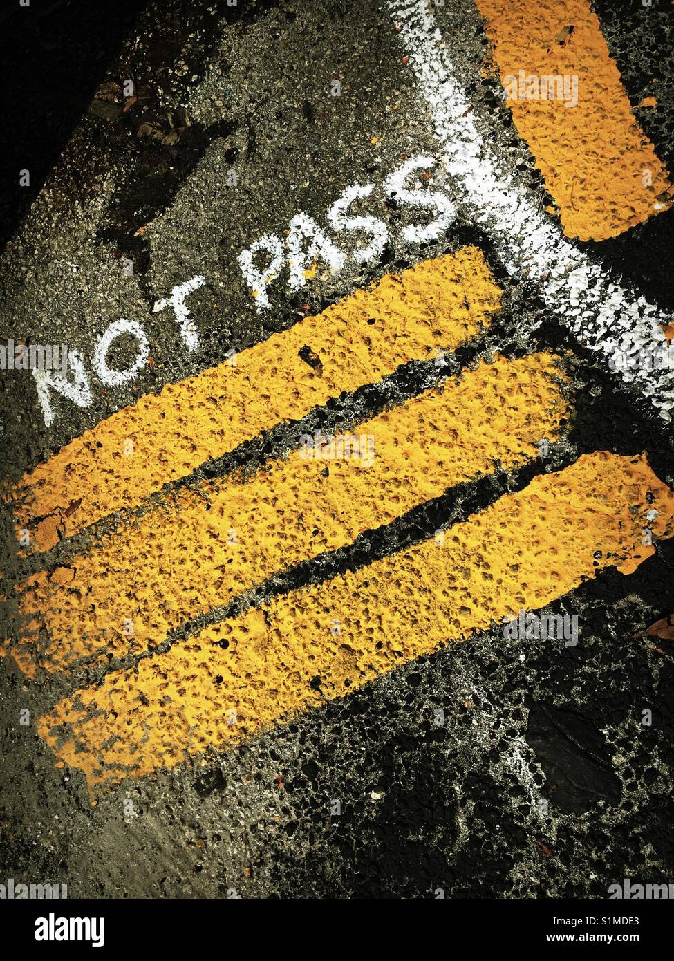 Do not pass Stock Photo - Alamy
