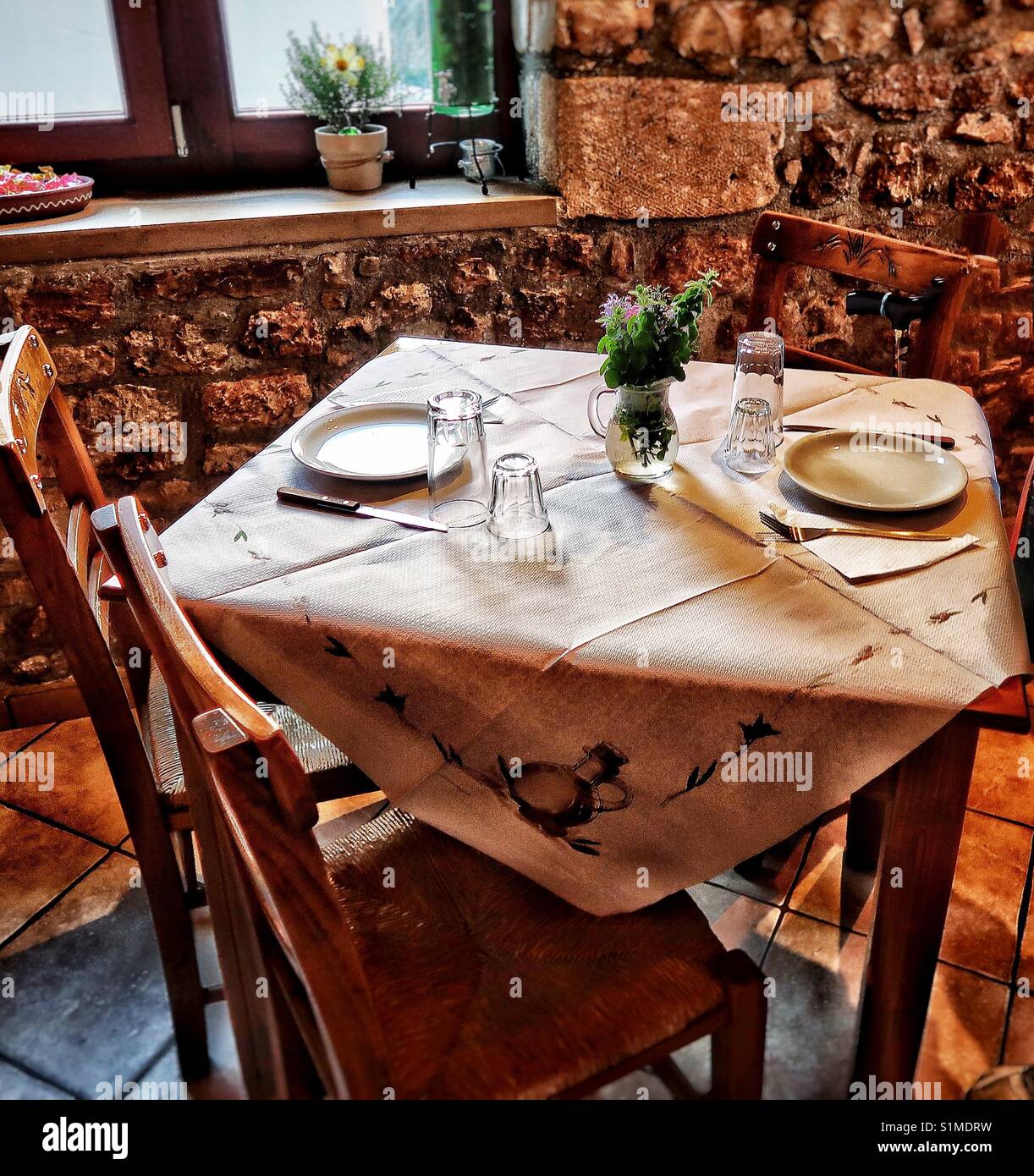 Table for two Stock Photo - Alamy