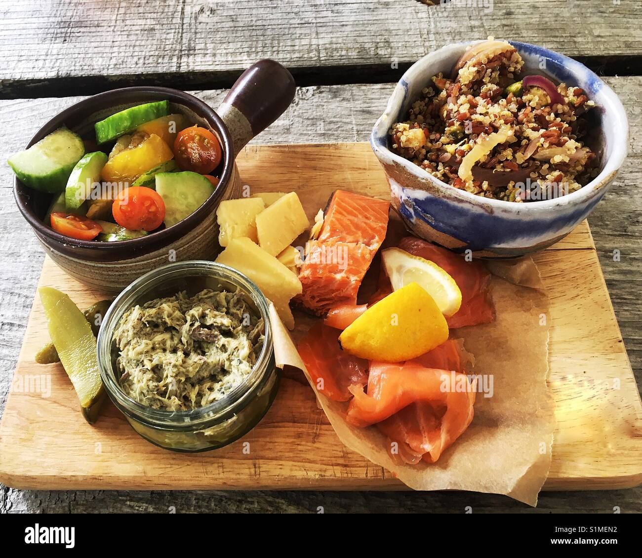 Smoked fish platter hi-res stock photography and images - Alamy