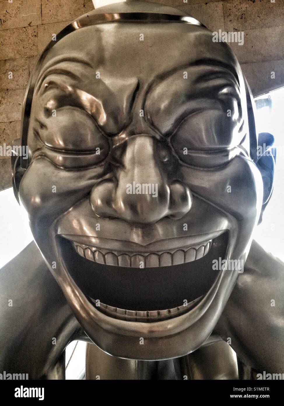 Laughing scarey man Stock Photo - Alamy