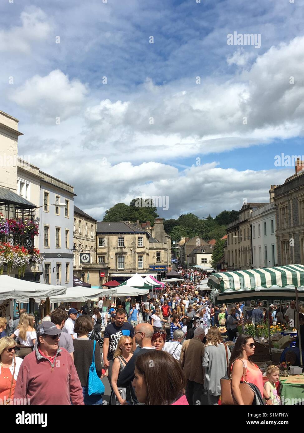 Frome Independent Sunday market Stock Photo - Alamy