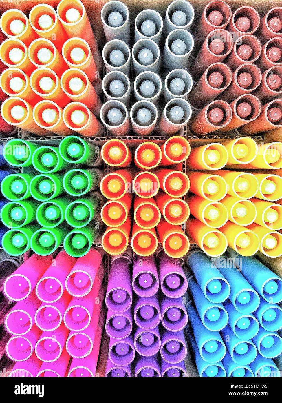 Colourful children's felt tip pens Stock Photo - Alamy