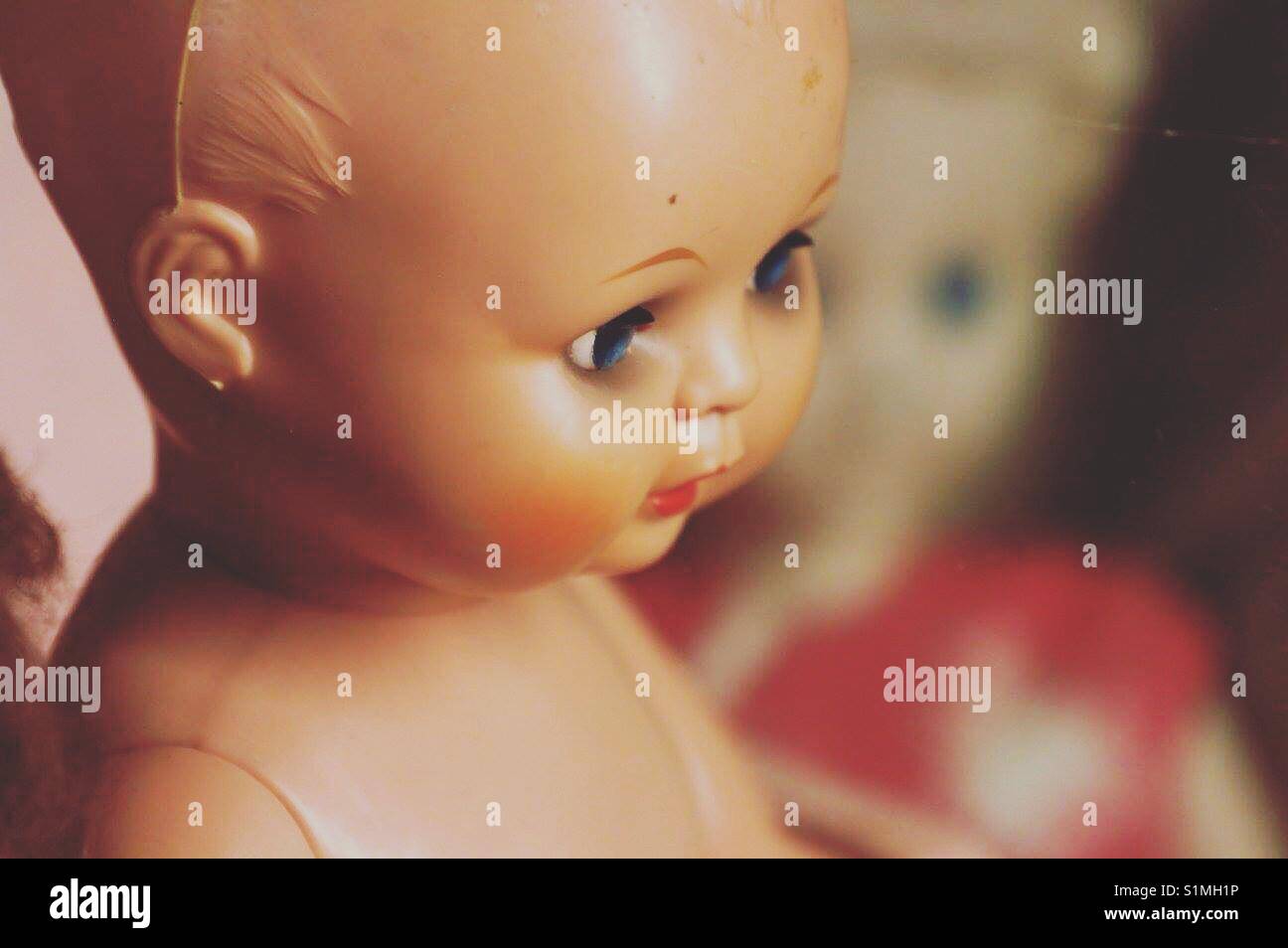 Creepy doll face hi-res stock photography and images - Alamy