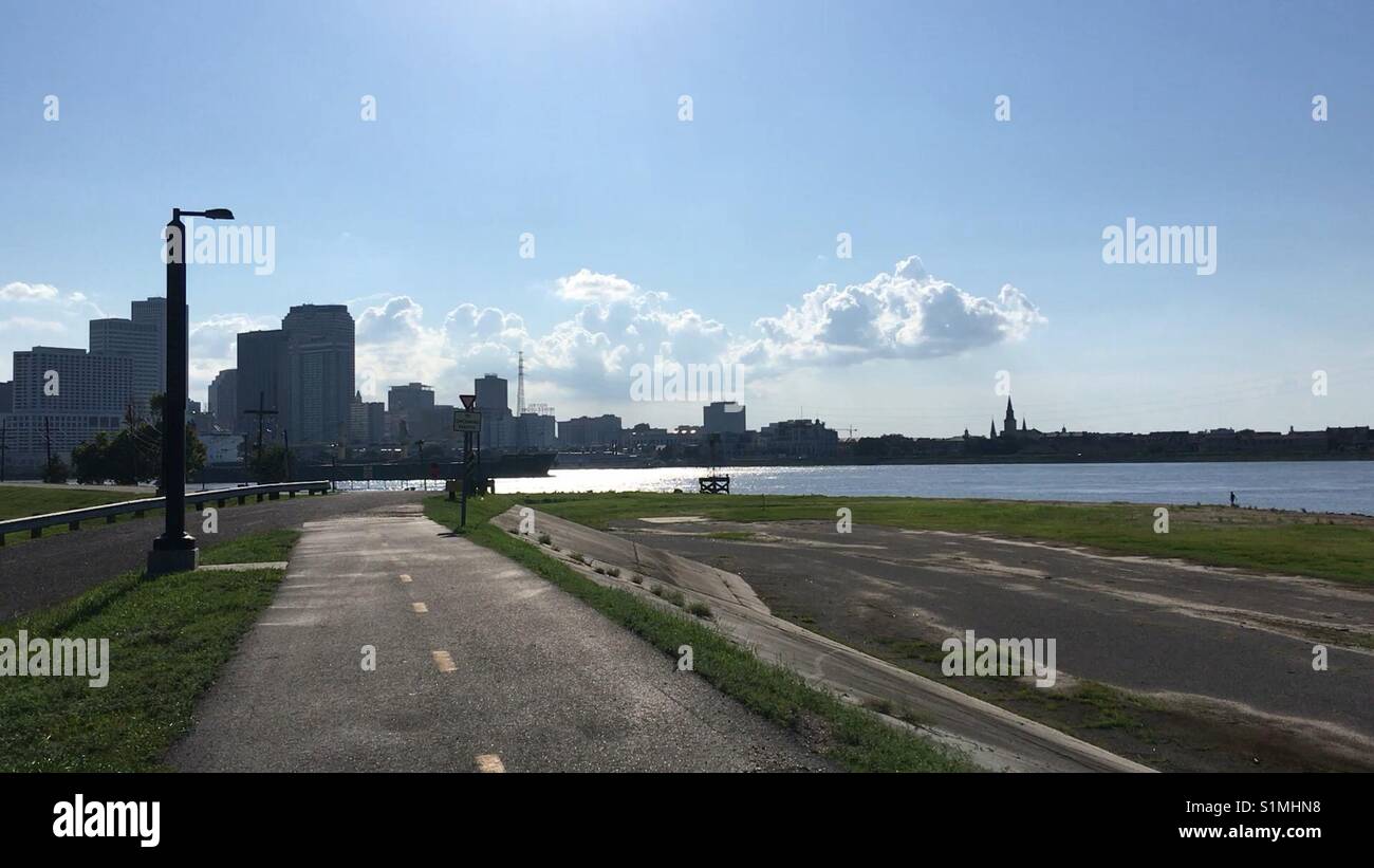 Mississippi river levee new orleans hi-res stock photography and images ...
