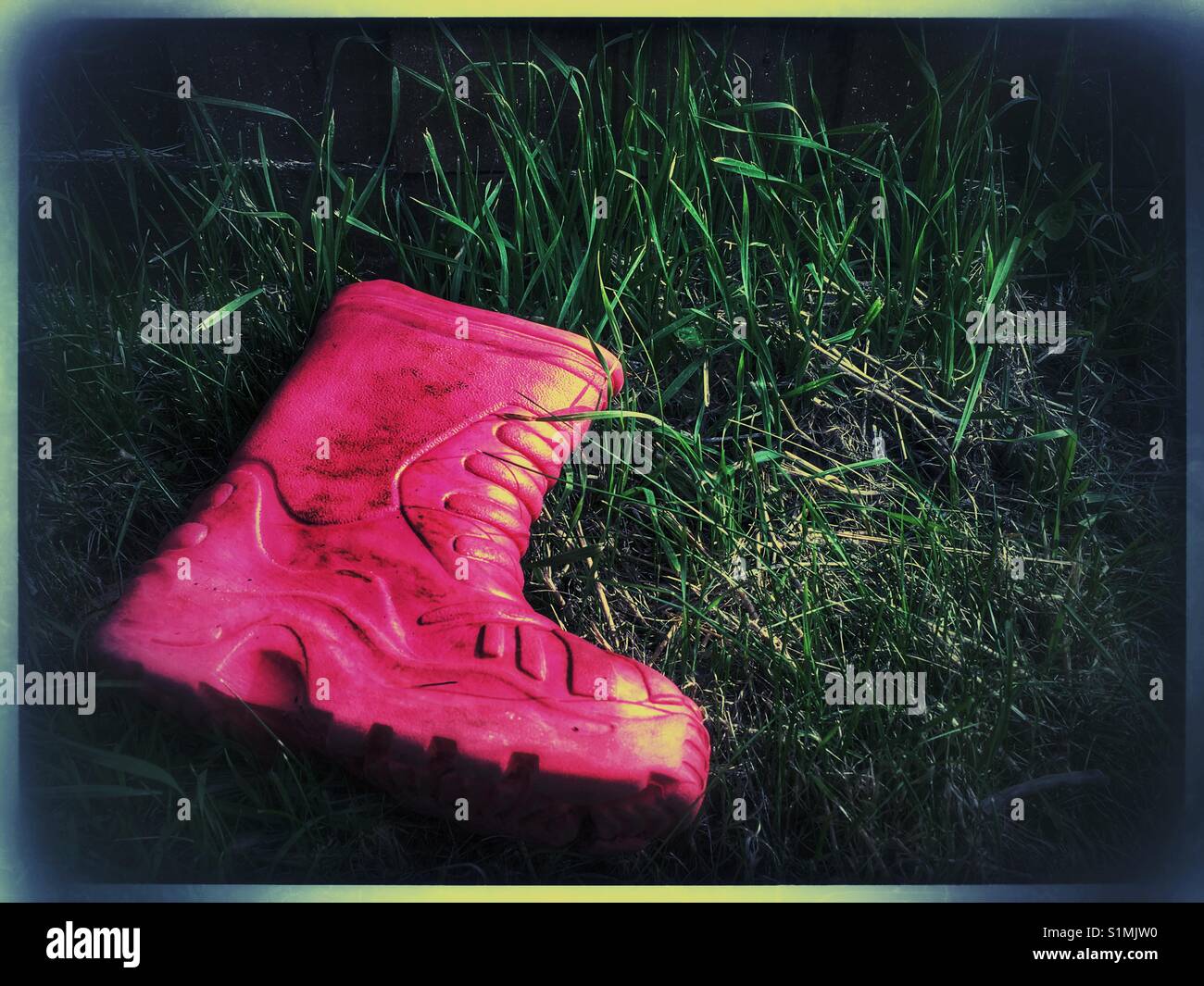 Lost wellington boots hi-res stock photography and images - Alamy