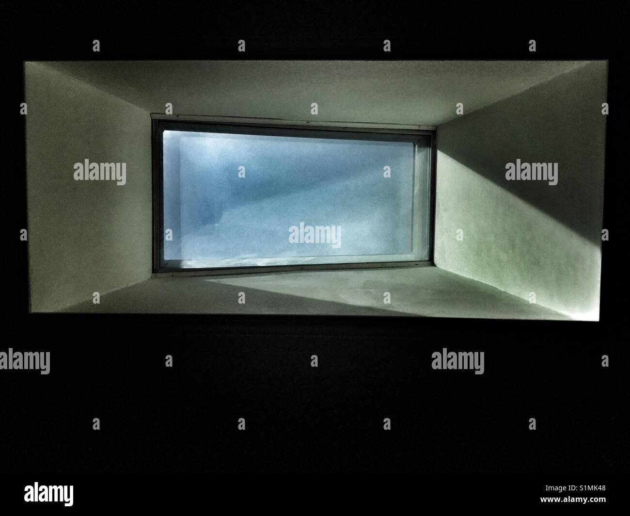 Rectangular skylight hi-res stock photography and images - Alamy