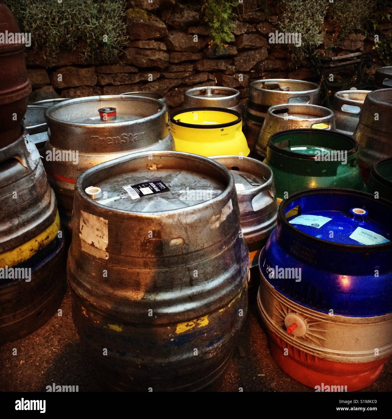 Many barrels hi-res stock photography and images - Alamy