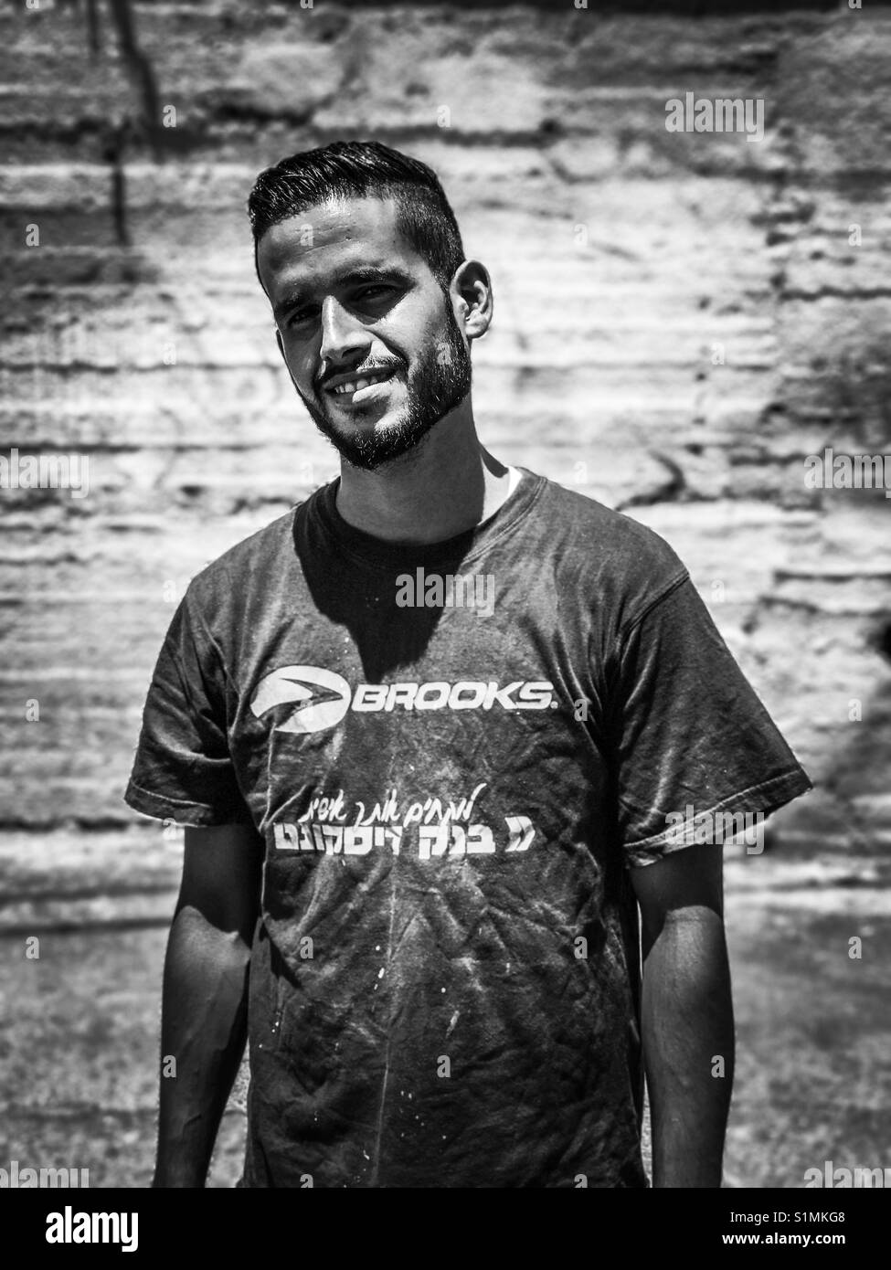 A refugee in Aida Camp in Bethlehem, Palestine Stock Photo - Alamy