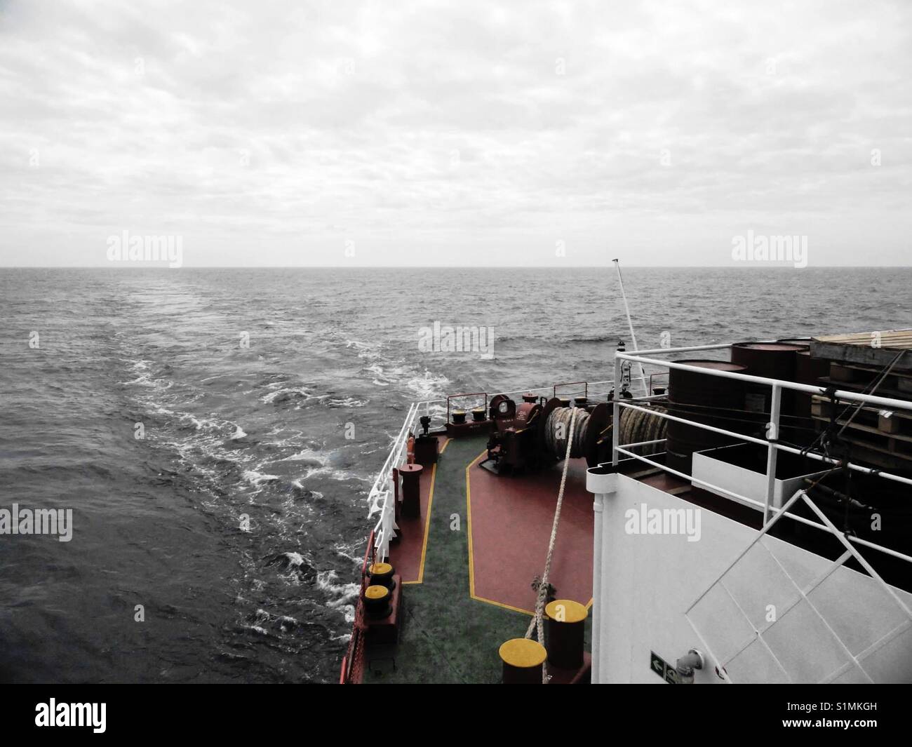 View from astern Stock Photo - Alamy