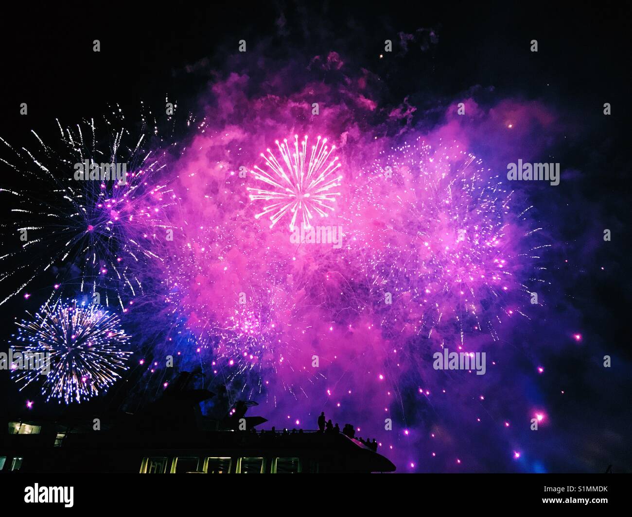 Geneva fireworks hi-res stock photography and images - Alamy