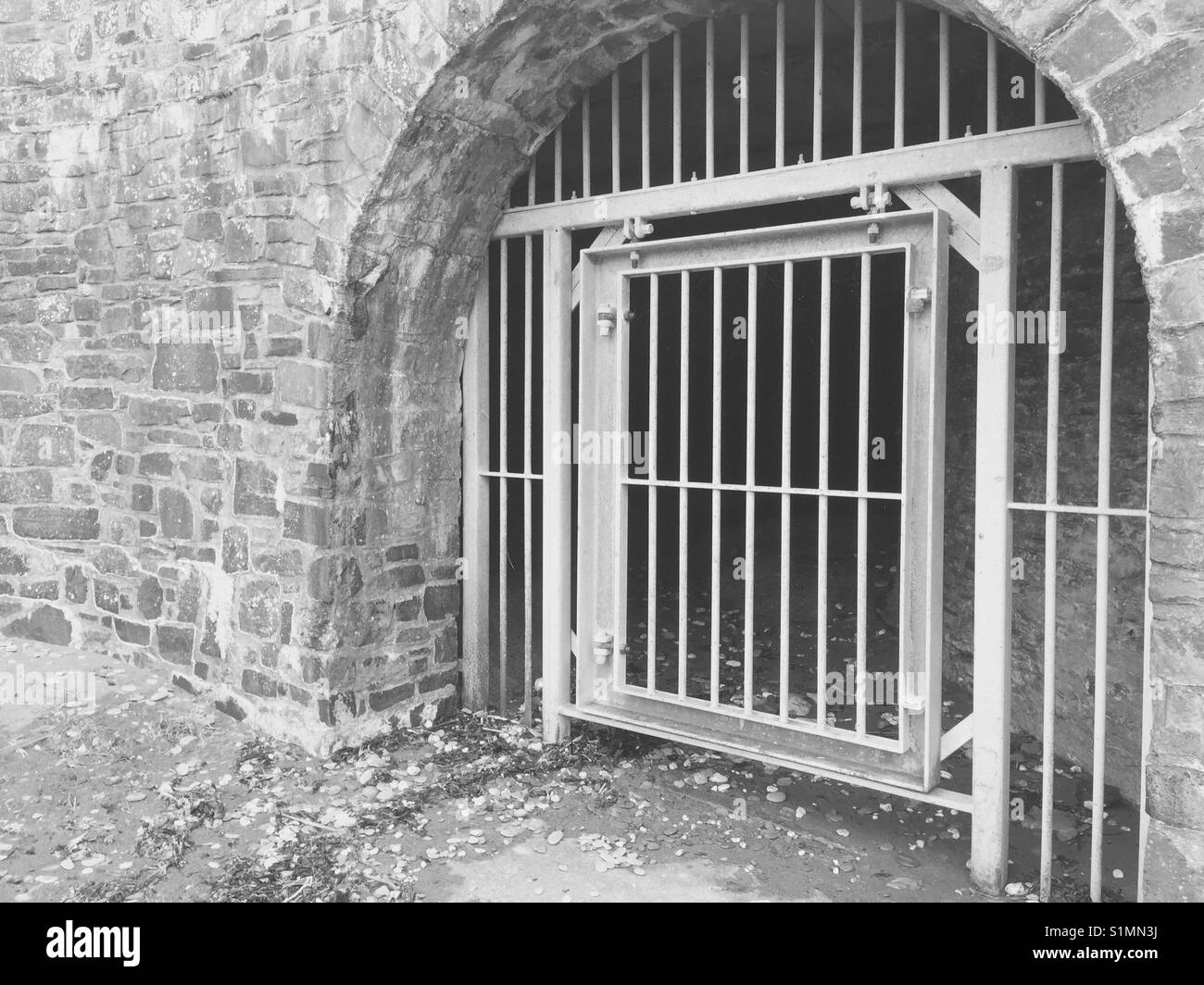 Gate no entry Black and White Stock Photos & Images - Alamy