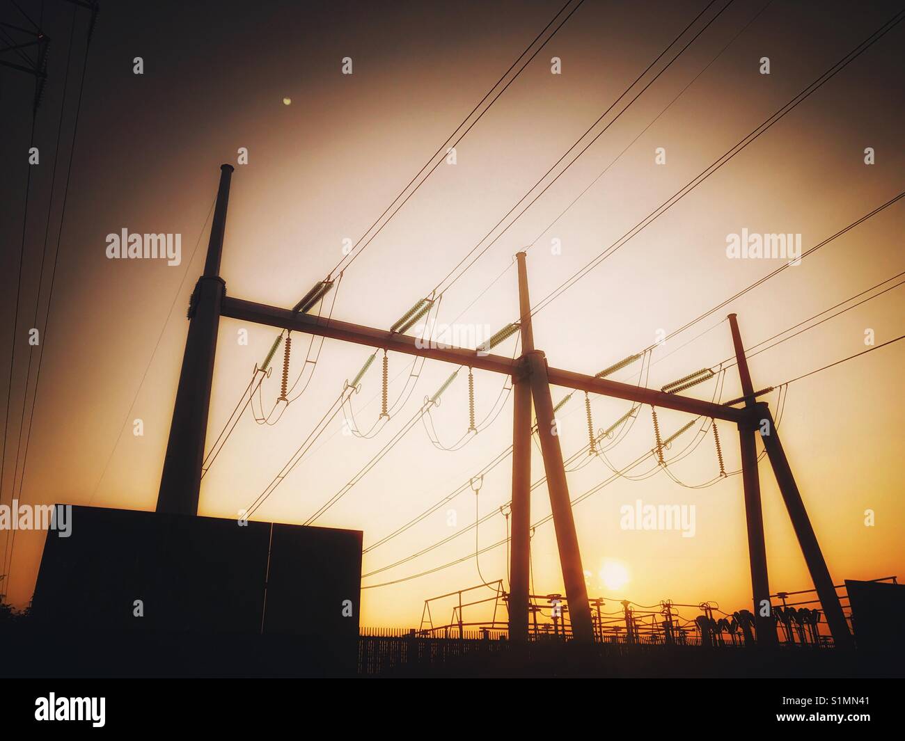 Hydro wires hi-res stock photography and images - Alamy