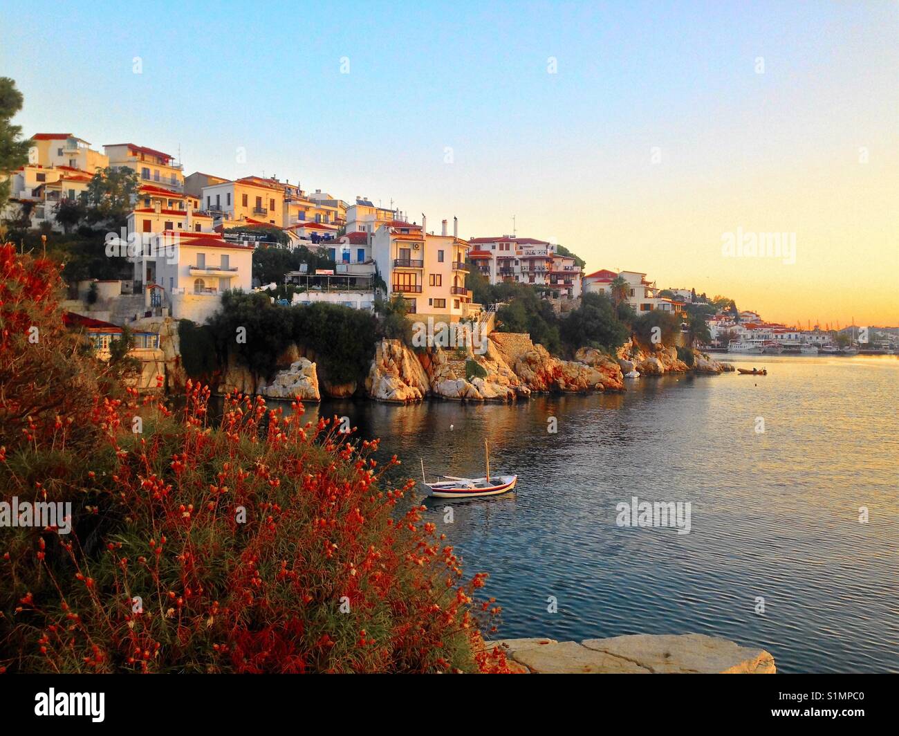 Skiathos old town hi-res stock photography and images - Alamy