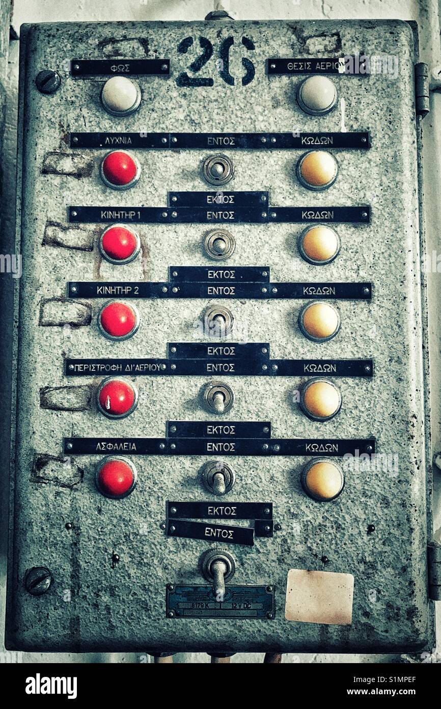 Panel switch hi-res stock photography and images - Alamy
