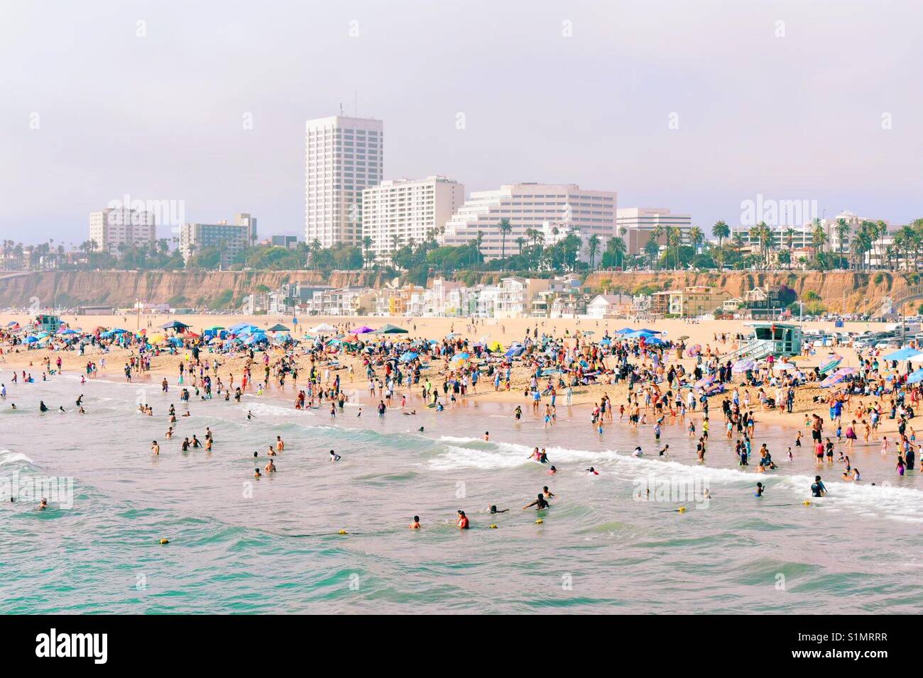 A day at the beach! Stock Photo - Alamy