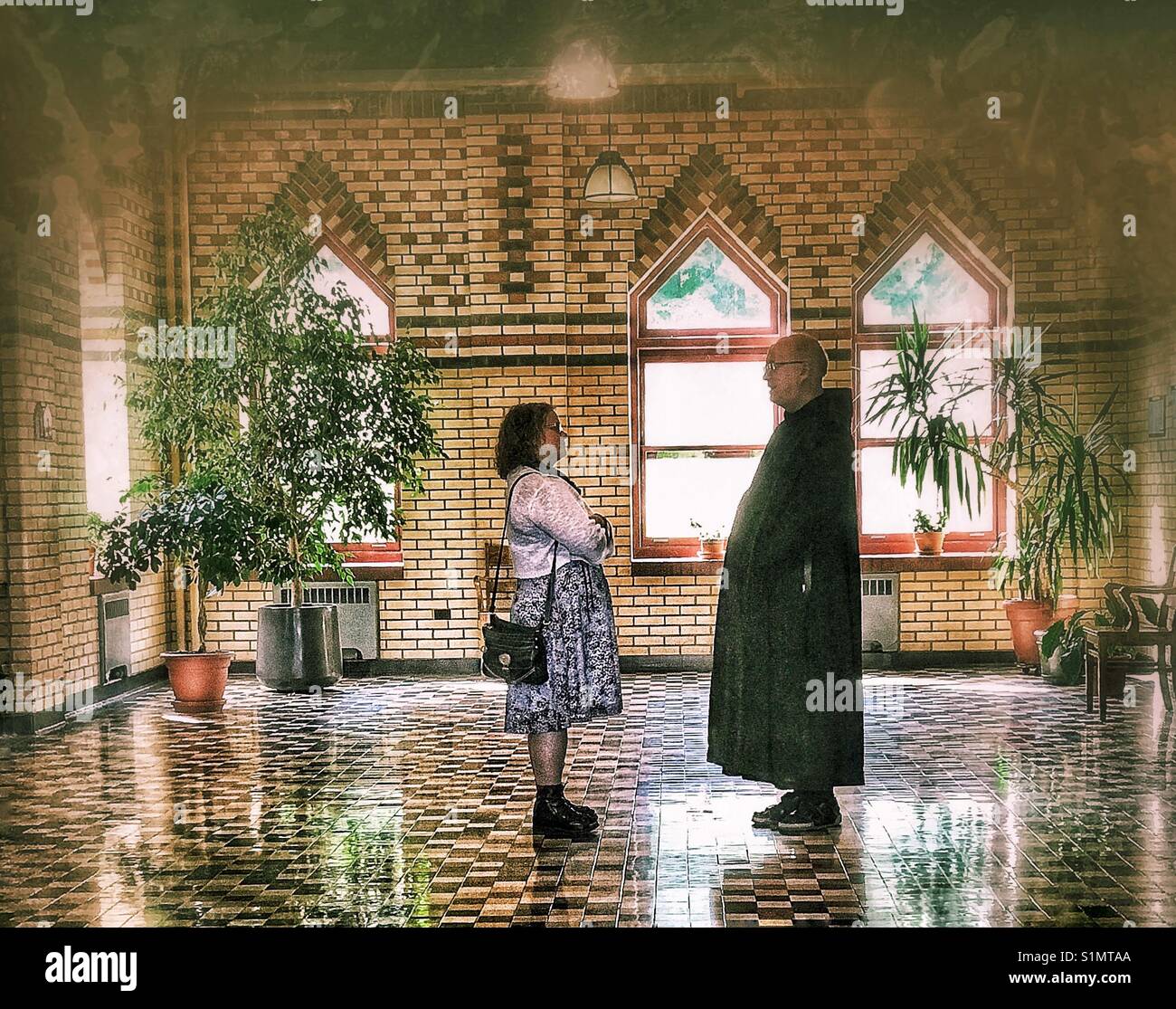 Monk abbey hi-res stock photography and images - Alamy