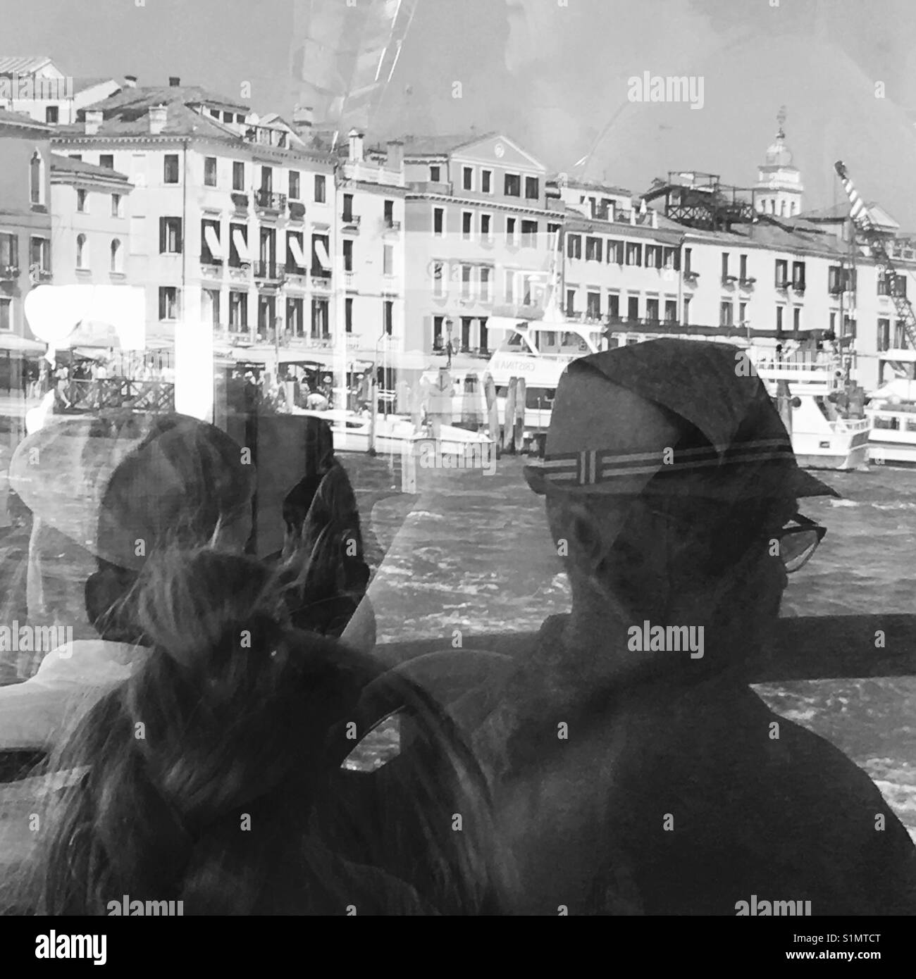 Reflections of venice Black and White Stock Photos & Images - Alamy