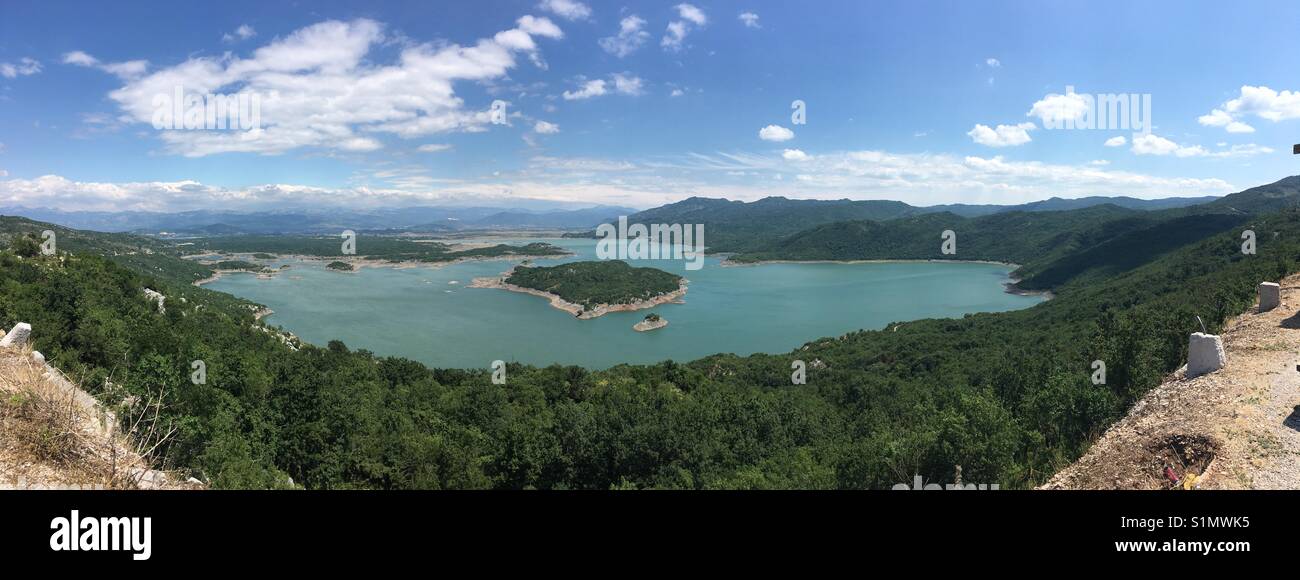 Panorama of Slansko Lake near Niksic in Montenegro Stock Photo - Alamy