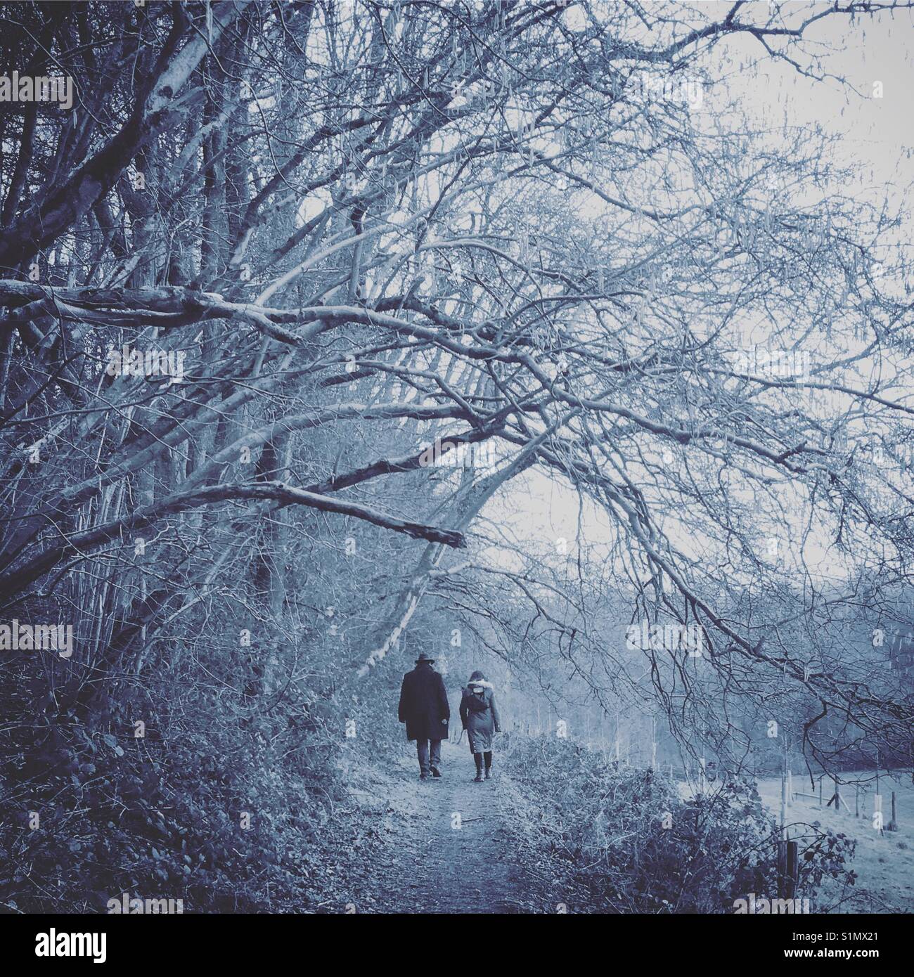 Walk in the cold hi-res stock photography and images - Alamy