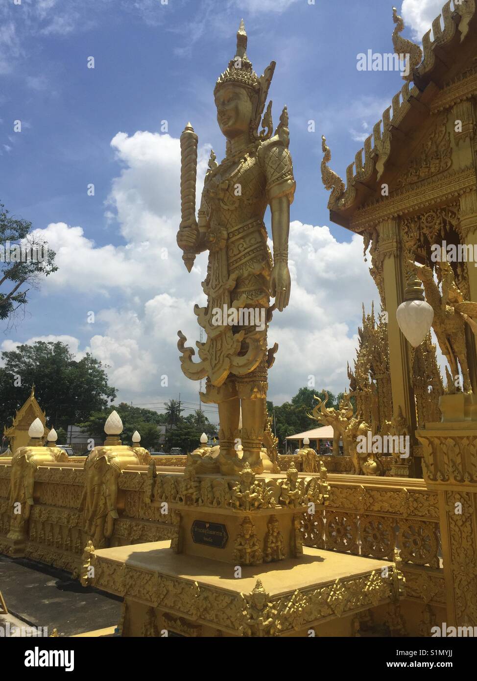 Buddhist Temple entry Stock Photo - Alamy