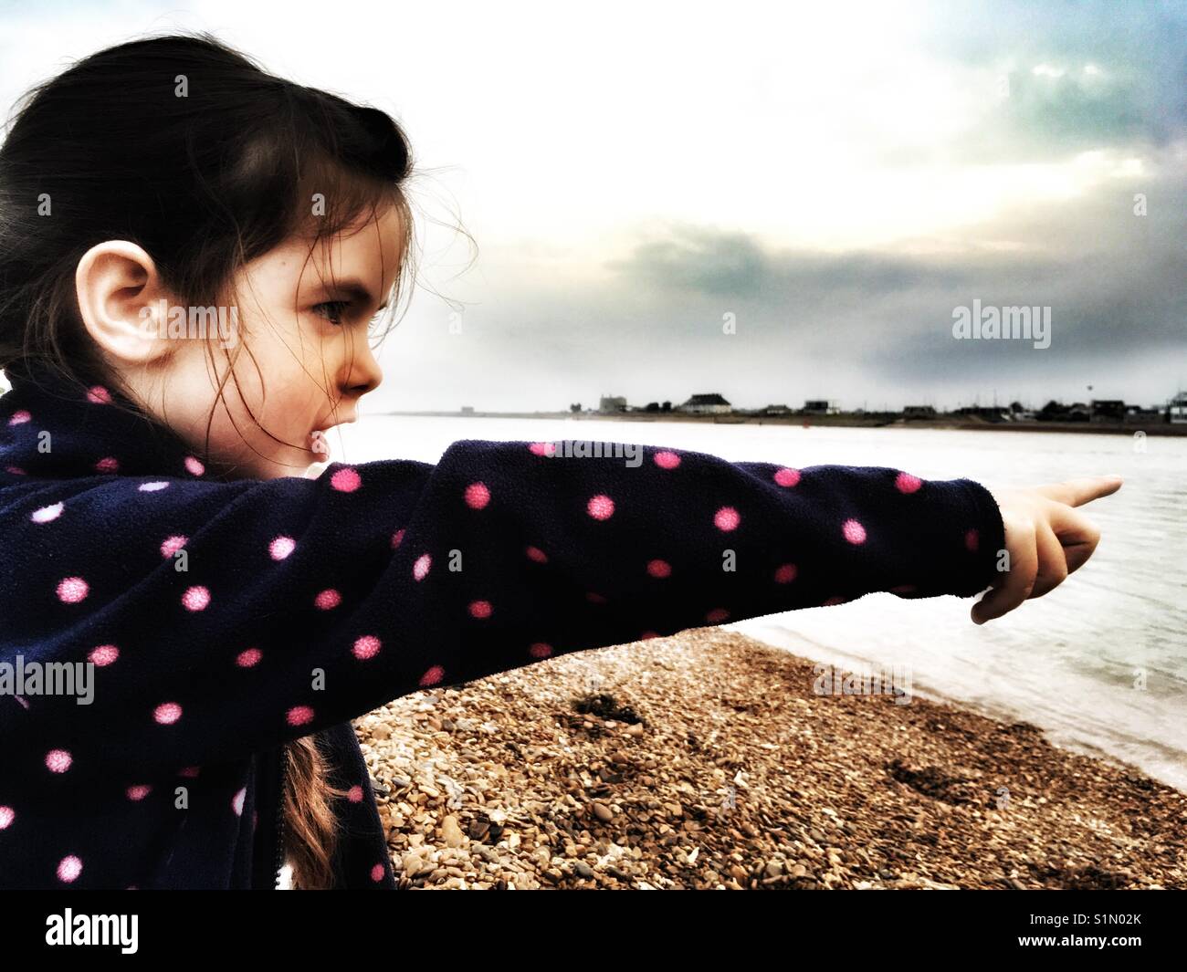 Angry girl pointing finger hi-res stock photography and images - Alamy