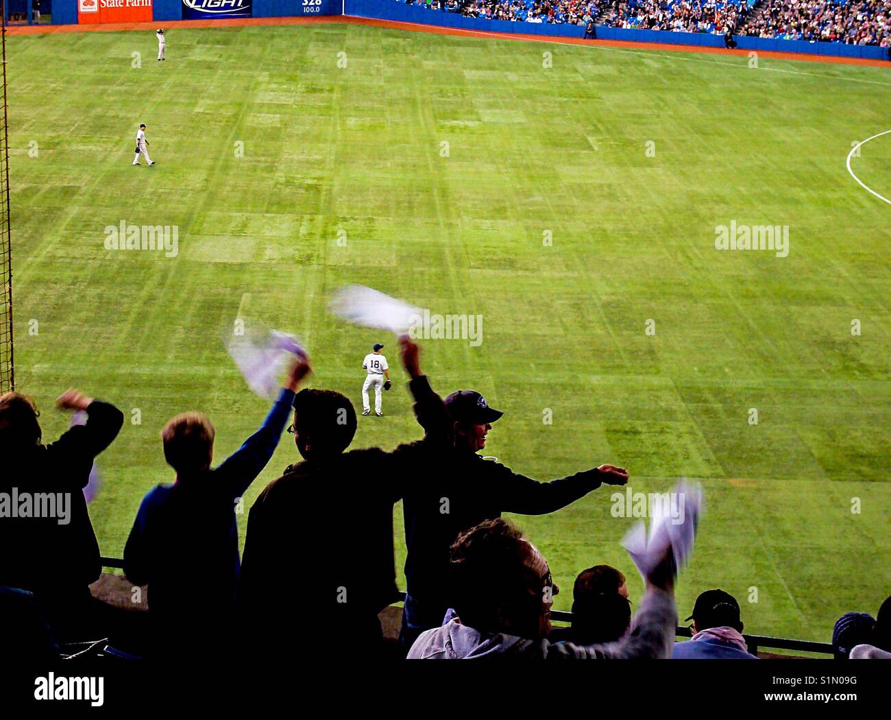 Rooting for the home team Stock Photo - Alamy