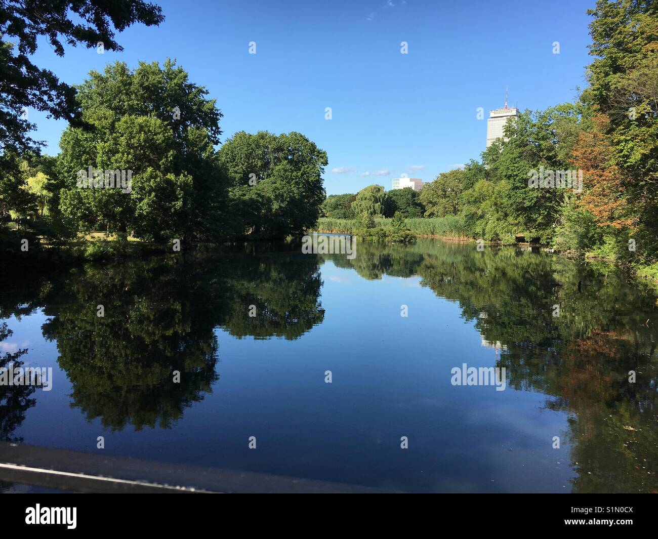 A lake in Boston, Massachusetts Stock Photo - Alamy