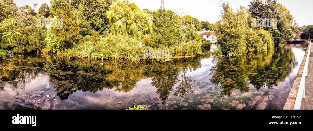 Pond at the mill hi-res stock photography and images - Alamy