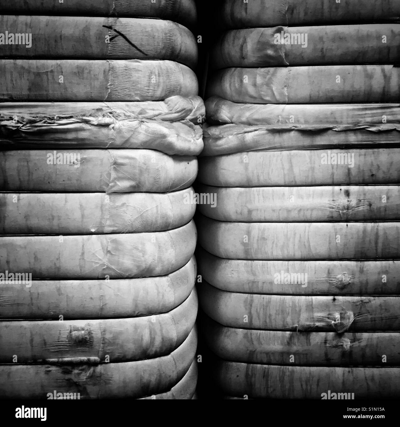 Bails of wool Stock Photo - Alamy