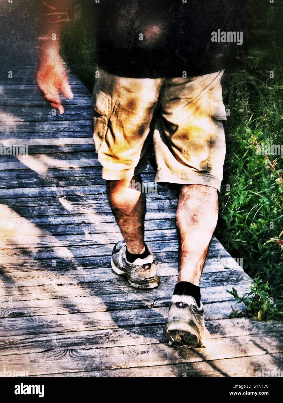 Walking man legs hi-res stock photography and images - Alamy