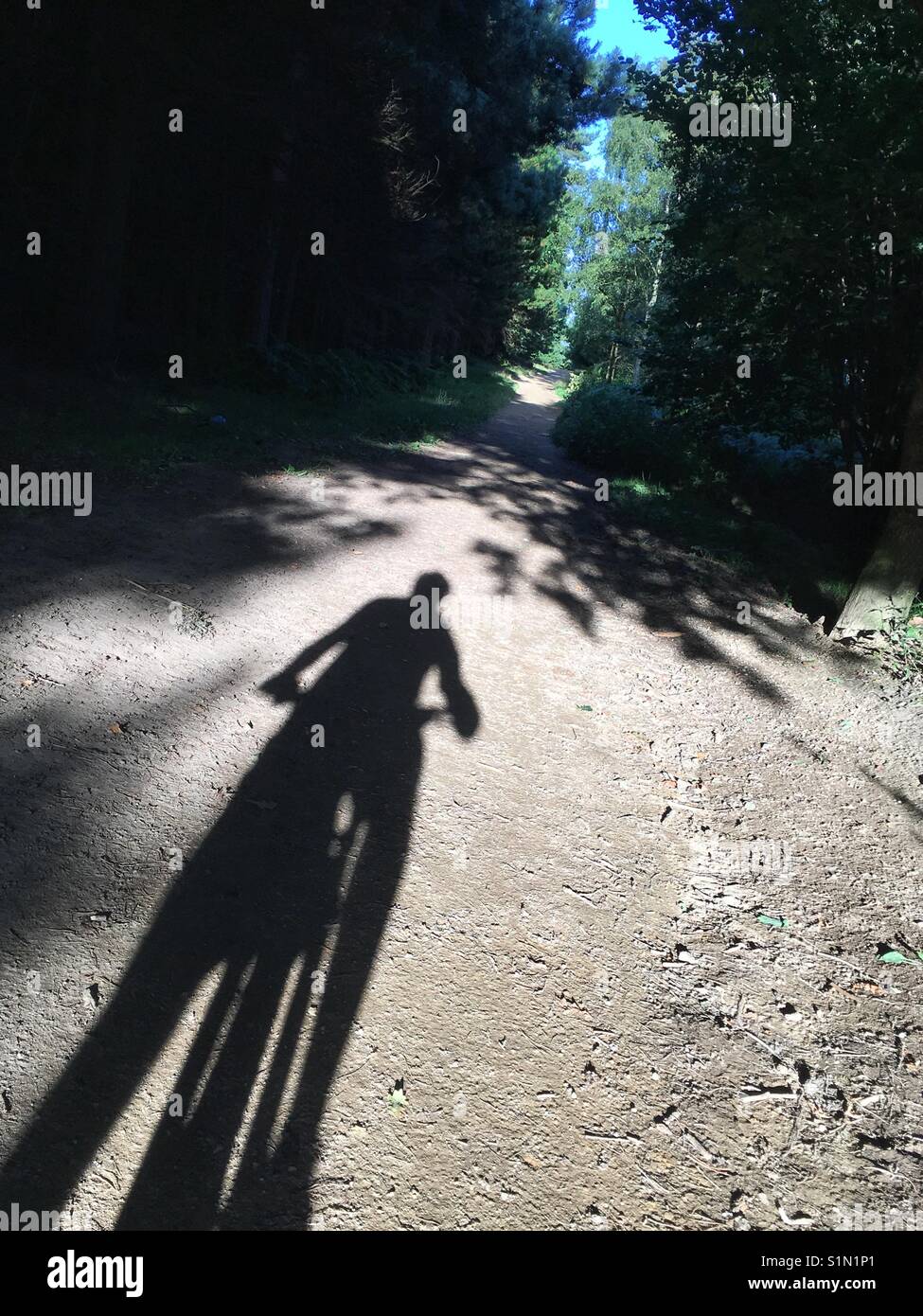 Biker shadow hi-res stock photography and images - Alamy