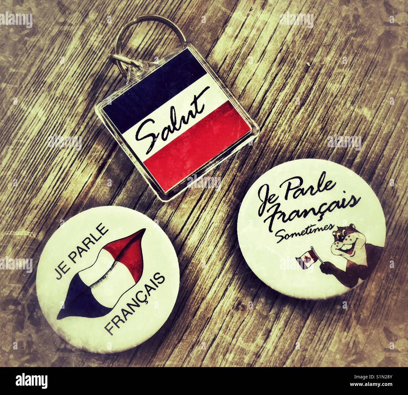 Promoting French language learning Stock Photo - Alamy