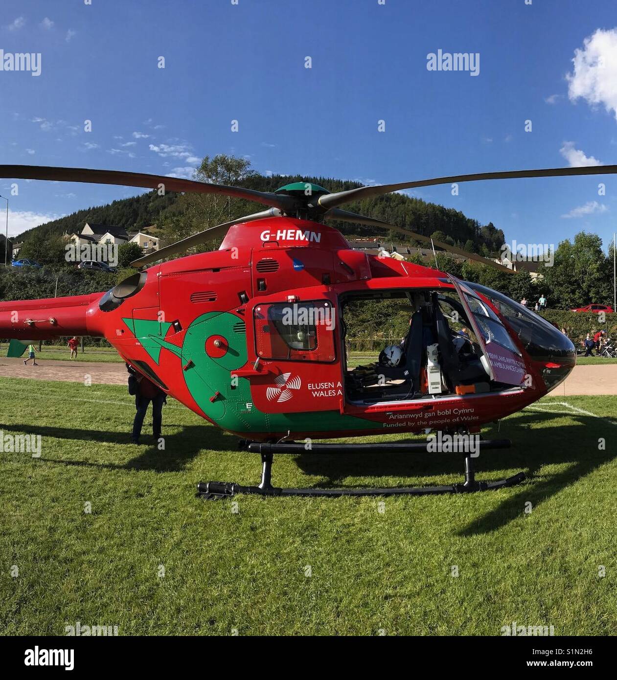 Nhs airbus helicopter hi-res stock photography and images - Alamy