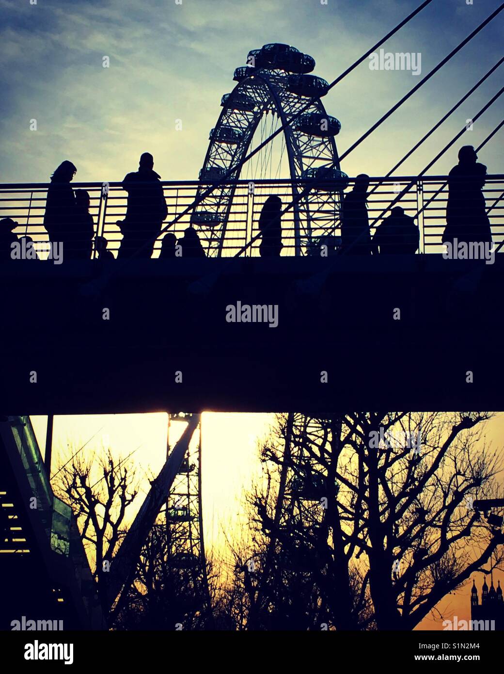 Waterloo bridge sunset hi-res stock photography and images - Alamy