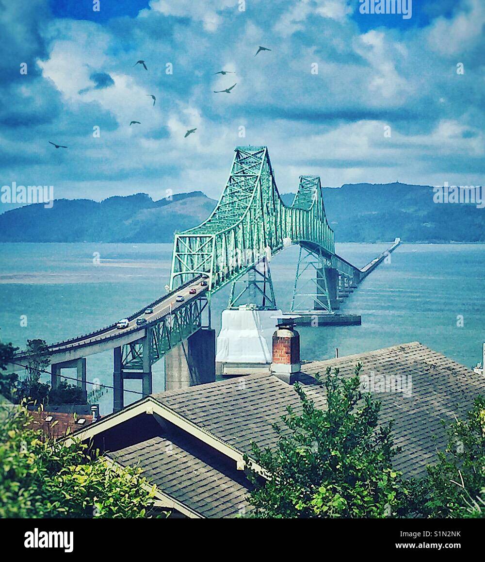 Astoria Megler Bridge Stock Photo - Alamy