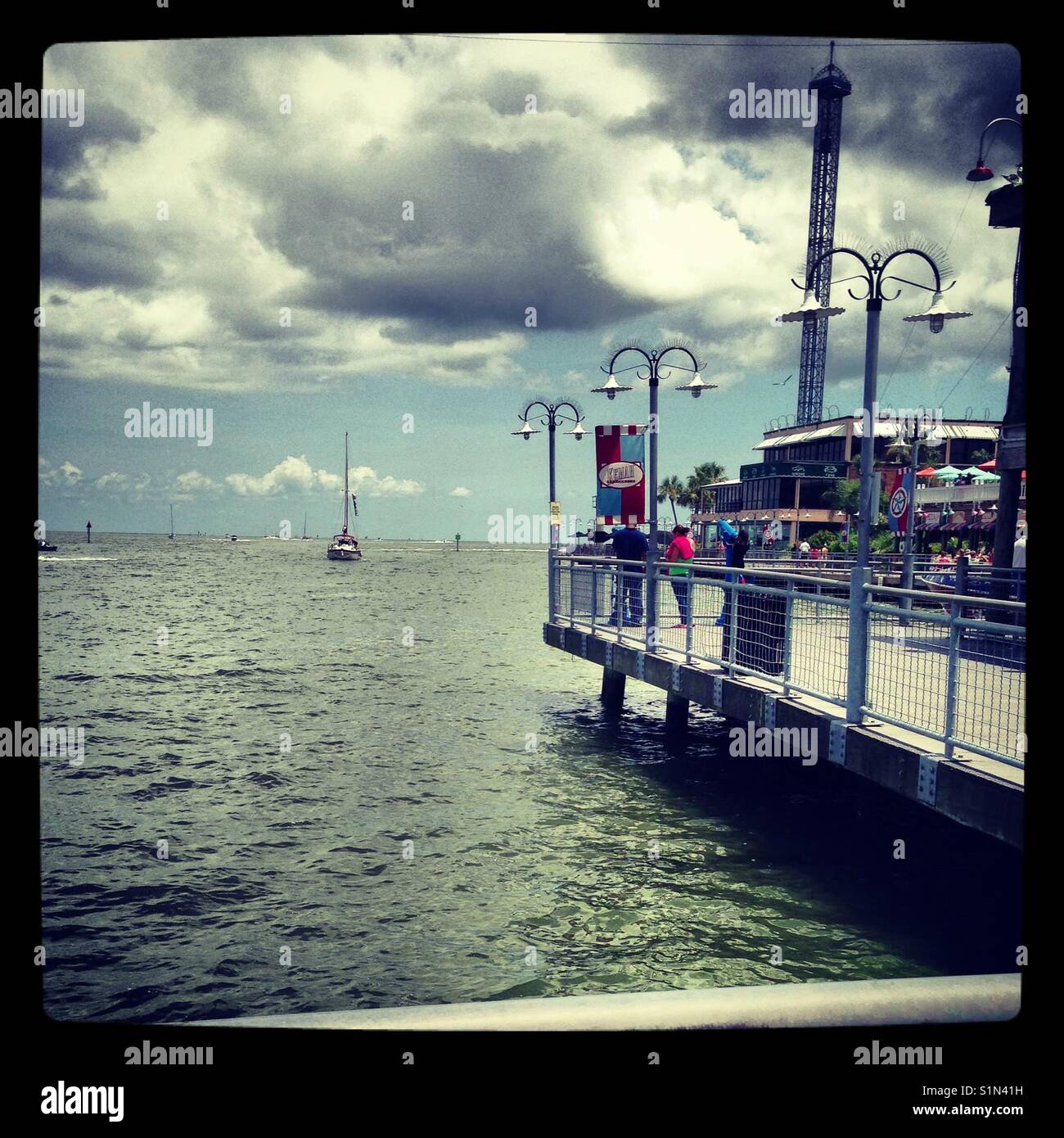 Kemah boardwalk hi-res stock photography and images - Alamy