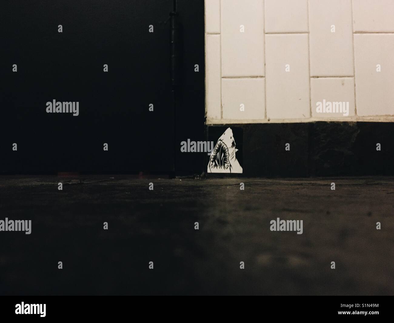 Sticker on the floor hi-res stock photography and images - Alamy