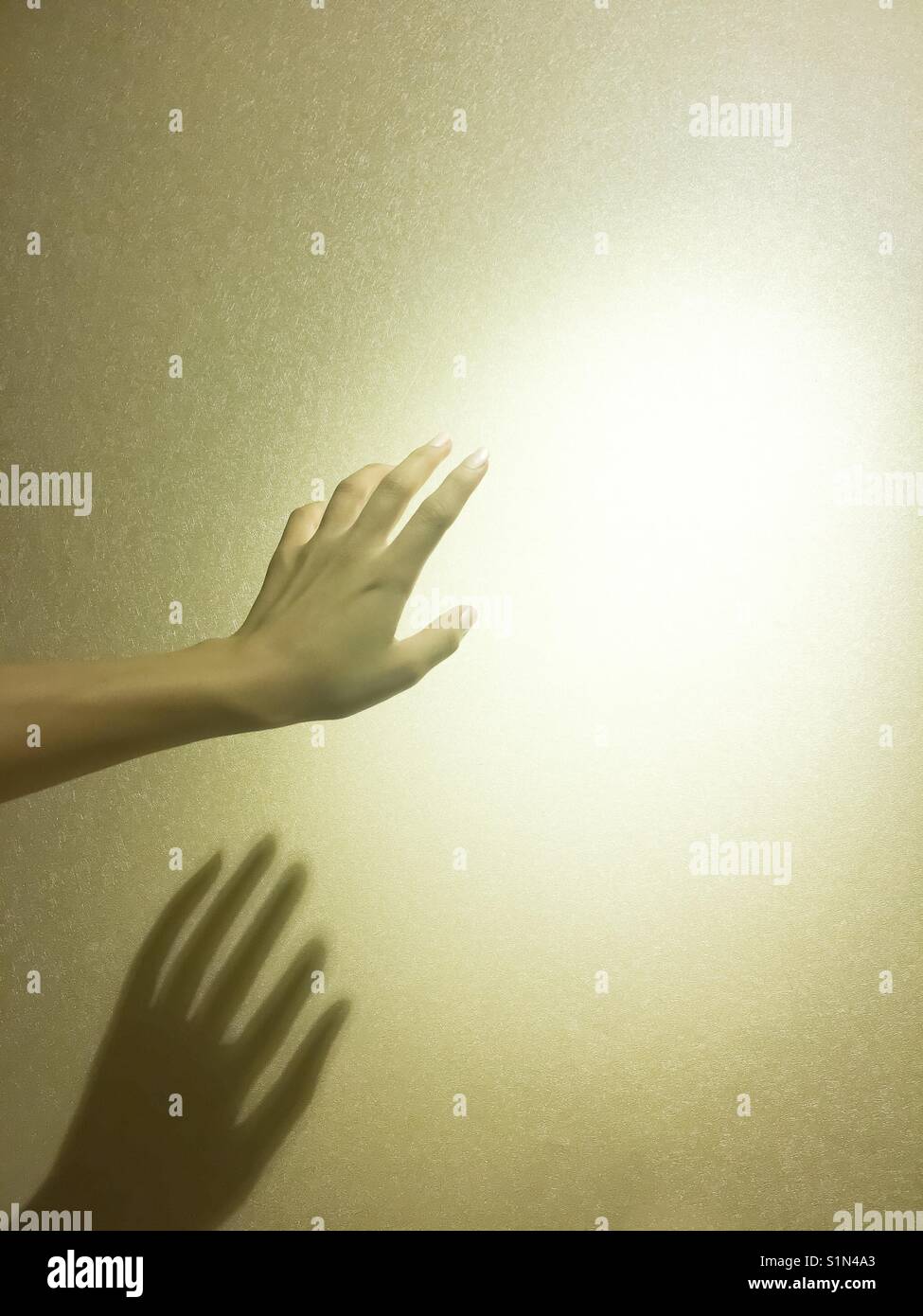 Hand shadow hi-res stock photography and images - Alamy