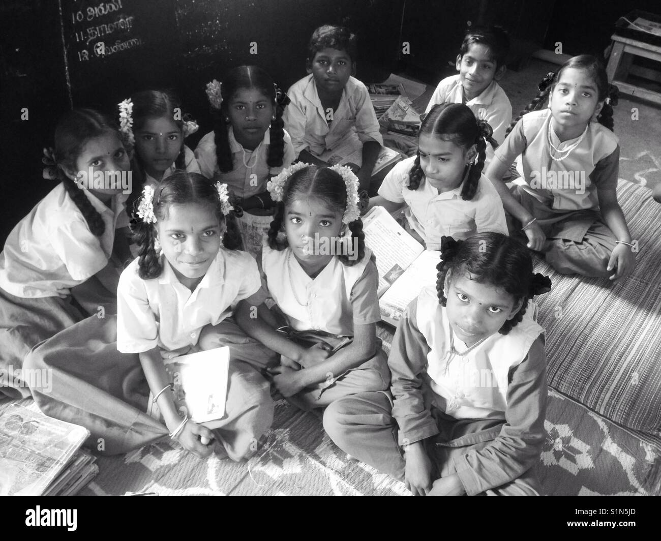 Old School kids Stock Photo - Alamy