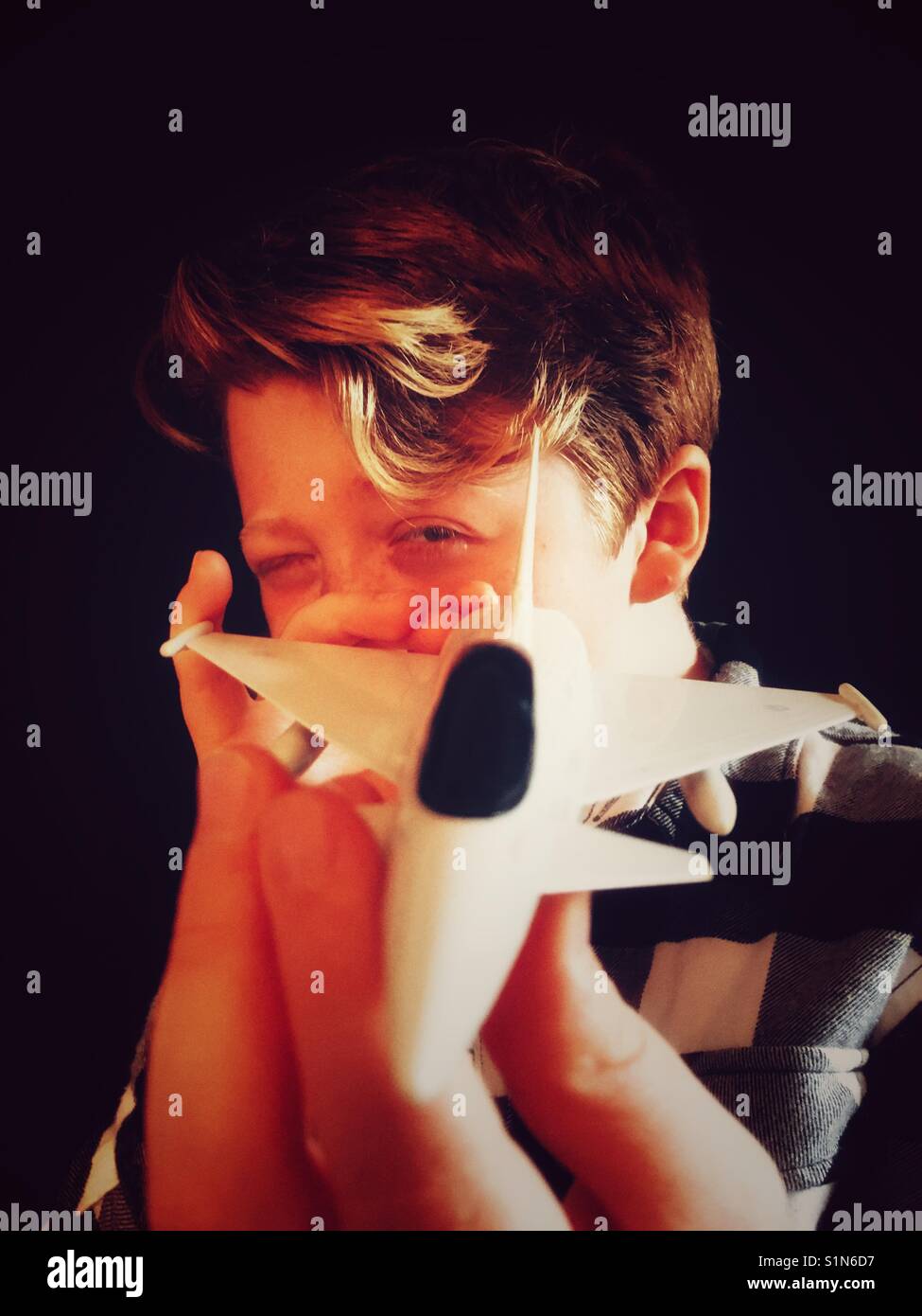 Airfix quick build typhoon fighter jet model hi-res stock photography ...