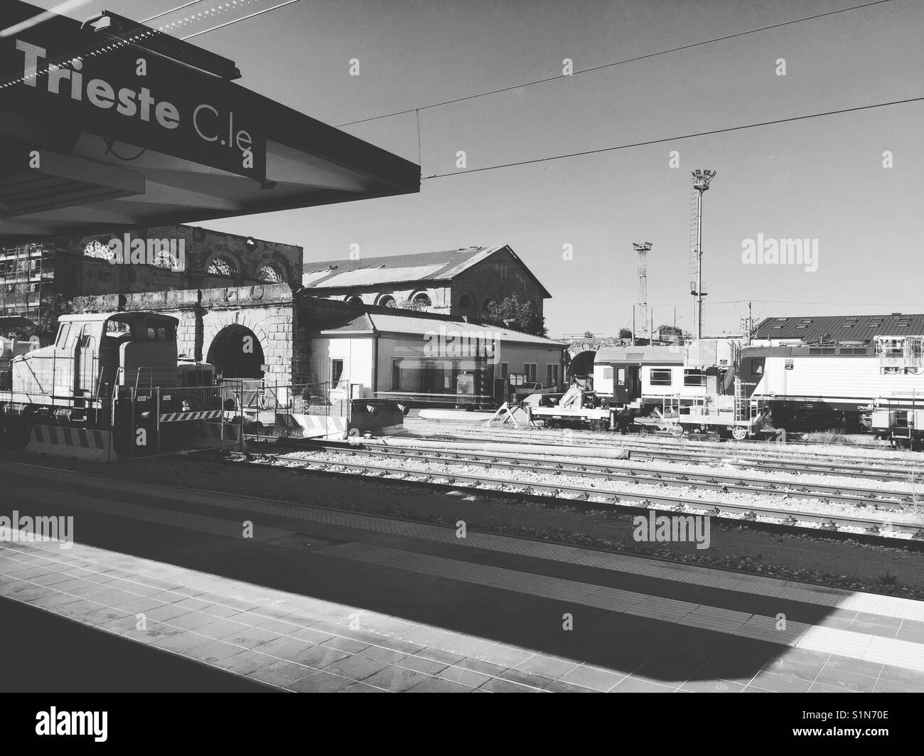 Trieste Centrale Railway Station Stock Photo - Alamy