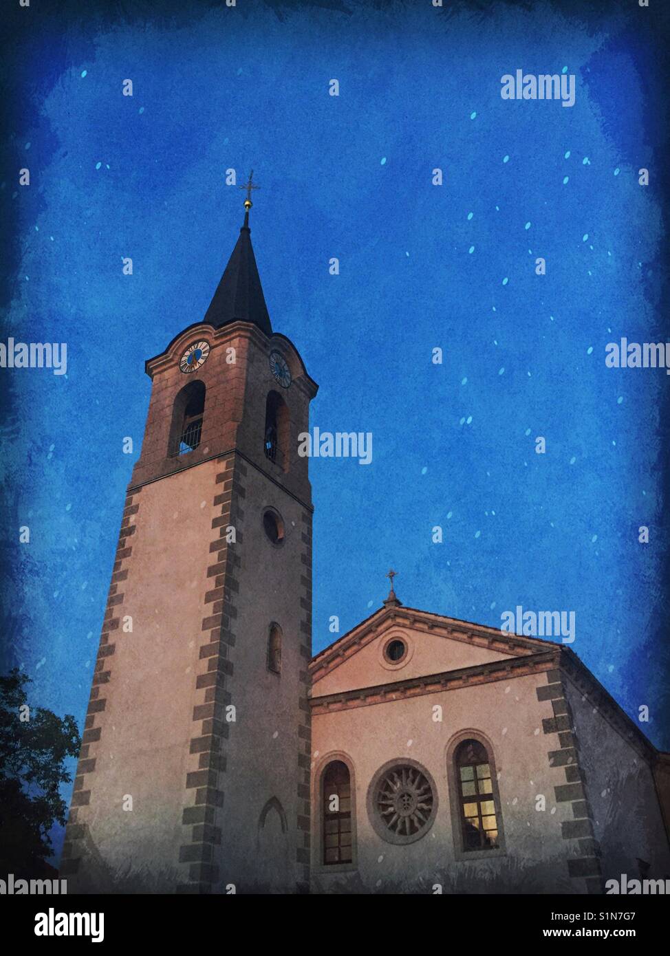 Parish church of St. Stephen, Kosana, Slovenia Stock Photo - Alamy