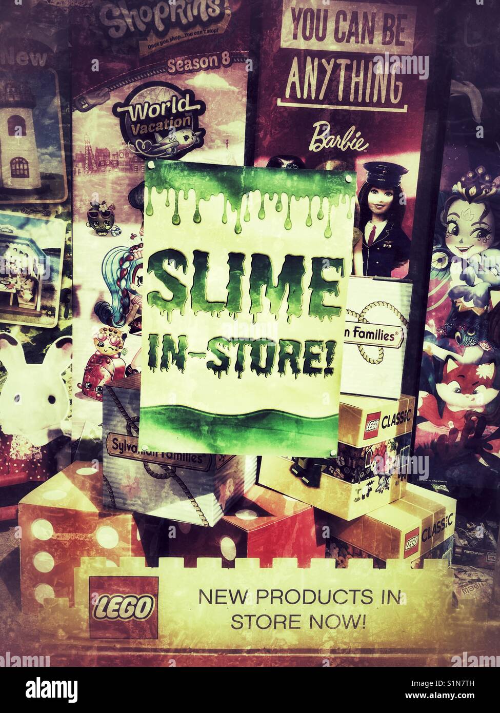 Slime in store Stock Photo - Alamy