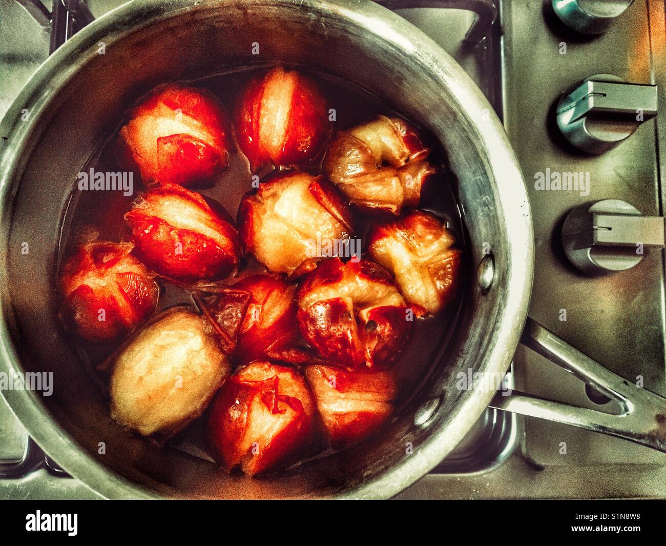 Stewed plums hi-res stock photography and images - Alamy