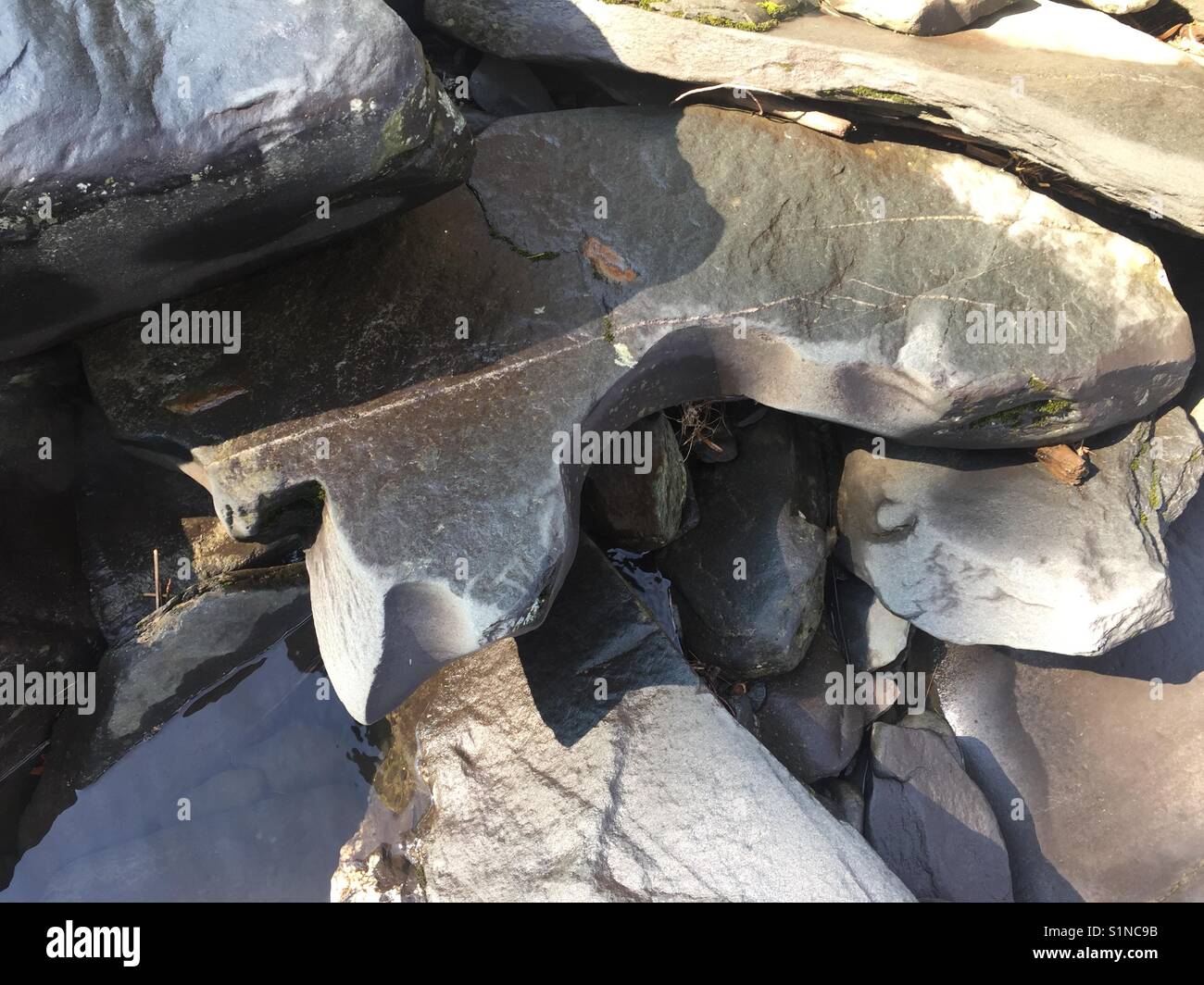 Erosion of rocks by water hi-res stock photography and images - Alamy