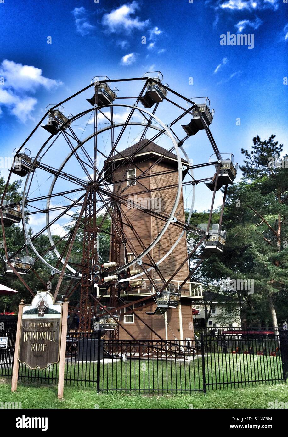 Iconic ferris wheel in Centreville on the Toronto Islands Stock Photo ...