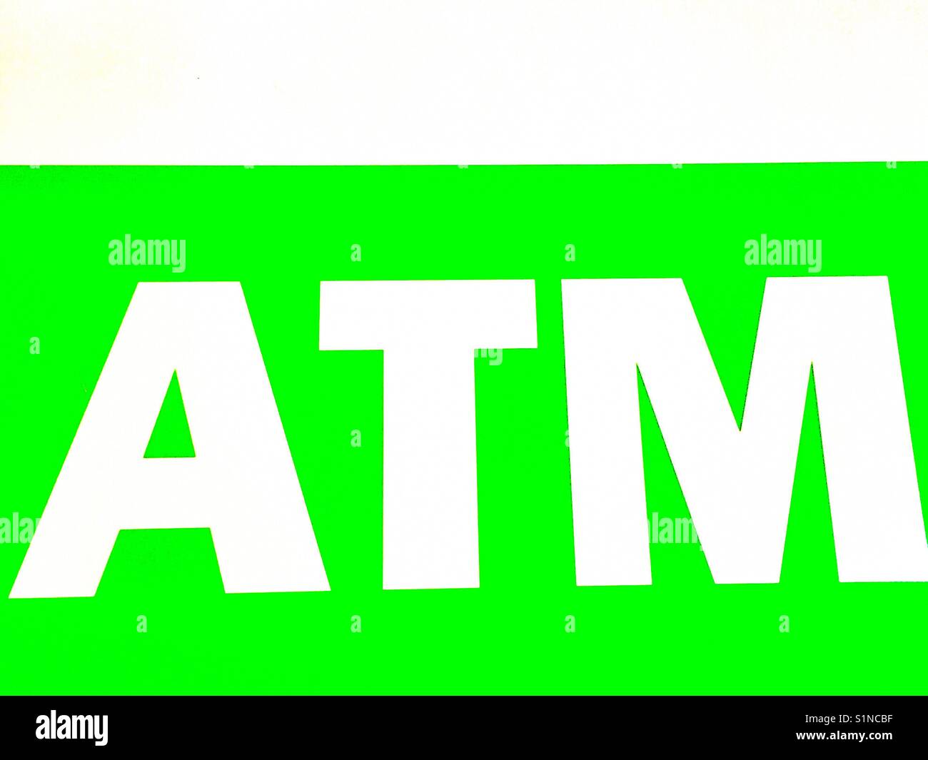 Atm sign hi-res stock photography and images - Alamy