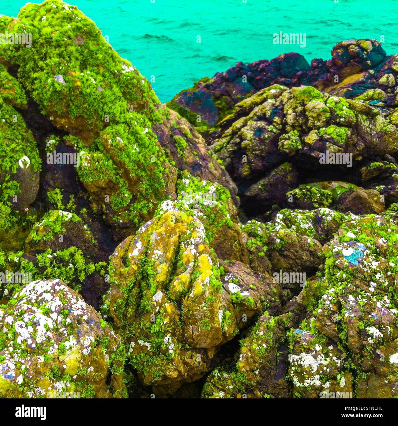 Rough rocky coast hi-res stock photography and images - Alamy