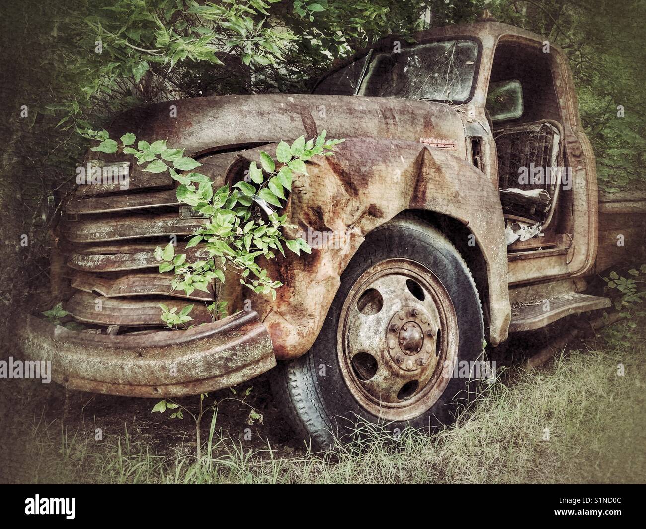 Old Rusty Classic Chevy