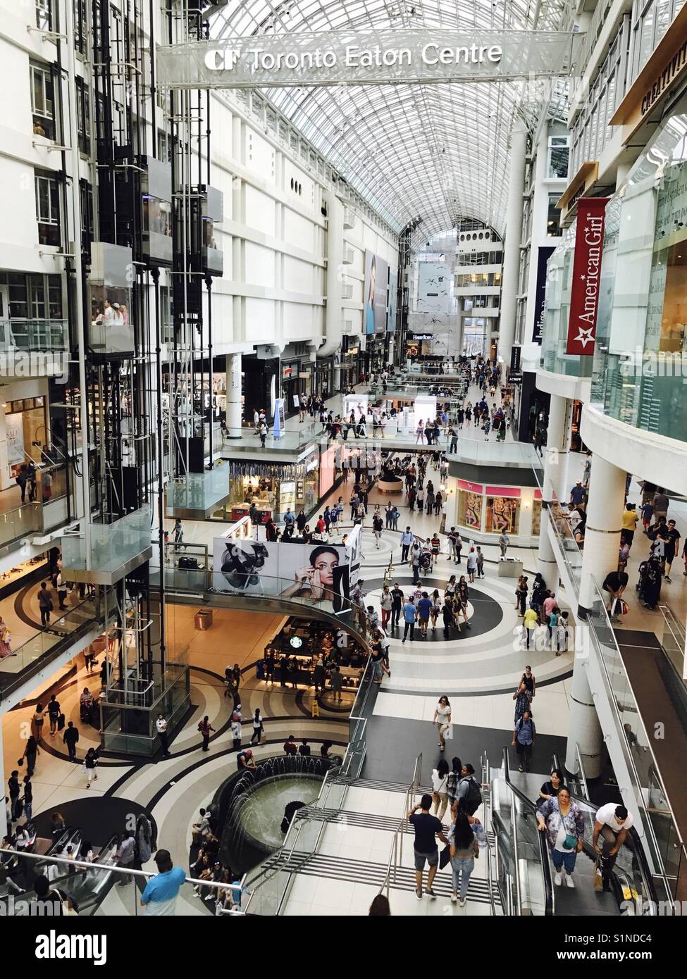 Downtown shopping mall toronto hi-res stock photography and images - Alamy